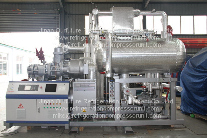 Variety Frequency Screw Co2 Refrigeration System Compressor Rack For ...