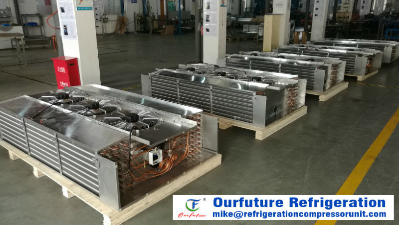 Lightweight Unit Cooler Evaporator / Air Cooling Unit With Hot Gas ...