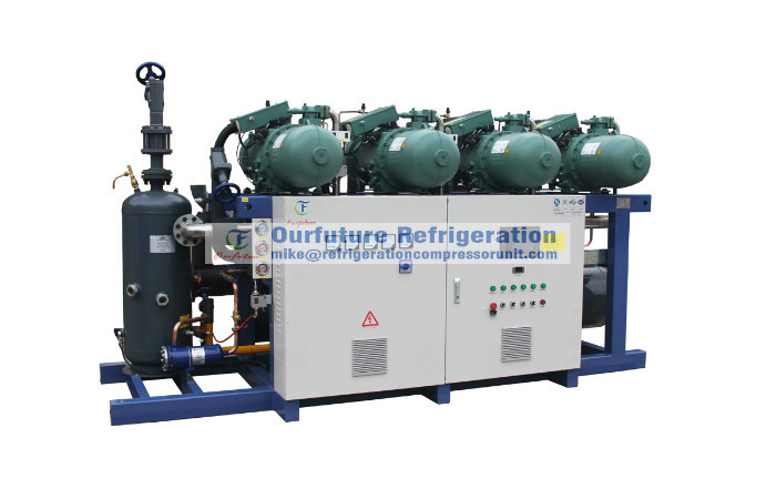 Cold Room Screw Compressor Unit For Fuit And Vegetable, R404a, Compressor