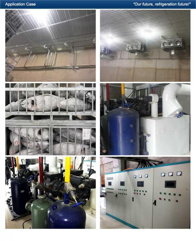 Fresh Beef Cooling Storage R404a Brand Screw Type Parallel Compressor Racks