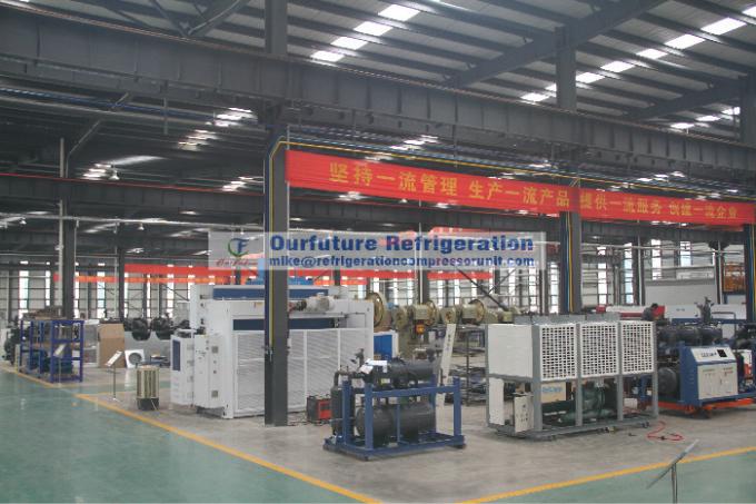 High Efficiency HSN Refrigeration Compressor Unit For -35degC-40degC